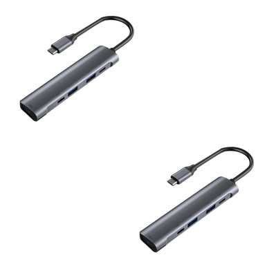 OSALADI 2pcs 5 Hub USB Splitter USB Adaptor USB Spliter Laptop Docking ...