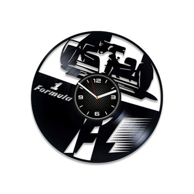 DecorStudioUA Formula 1 Wall Clock Vintage Formula 1 Vinyl Record Wall ...