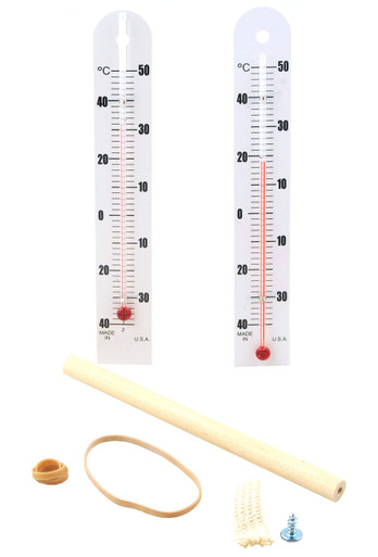EISCO 15PK Sling Psychrometer Classroom Kit - Includes Dry Bulb & Wet ...