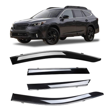 Kinwrdsn Window Visor Weather Shield Rain Guard Deflector Window Visors ...