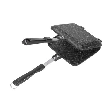 Square Aluminum Double Sided Frying Pan, Perfect Non-stick Grilled ...