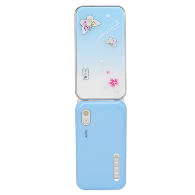 2G Unlocked Flip Phone, Dual SIM with 2.4 Inch HD Color Display, Key ...