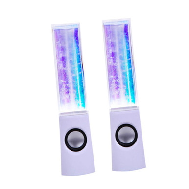 MERRYHAPY Water Led Speakers Color Changing Loudspeaker Water Fountain ...