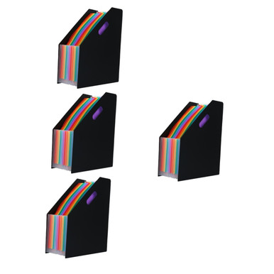 LALAFINA 4pcs Organ Pack Folder Vertical File Holder Standing Document ...