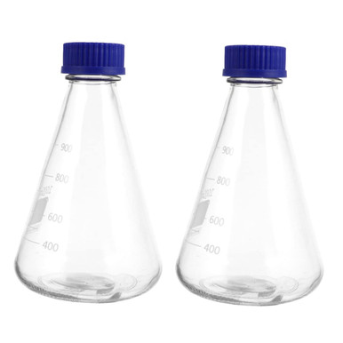 iplusmile 2pcs Triangular Flask Flasks for Experiment Narrow Mouth ...