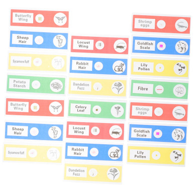 HEALLILY 144 Pcs Microscope Slide Microscope for Kids Animals Specimens ...