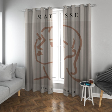HOBBOY Henri Matisse Abstract Art Window Curtain Simple Style Woman ...