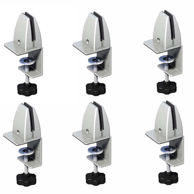 Sneeze Guard Support Clamps Adjustable Office Partition Clamp Desk ...