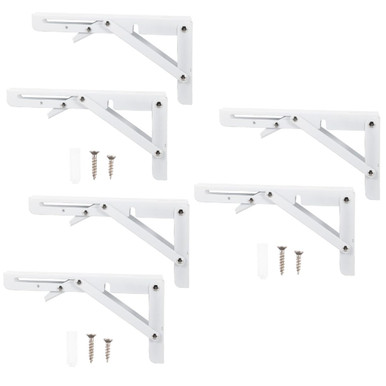 6 Pcs 8 Triangle Stand Wall Mount Rack Partition Wall Plate Brackets ...