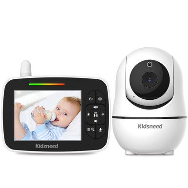 Kidsneed Baby Monitor - 3.5" Screen Video Baby Monitor with Camera and ...