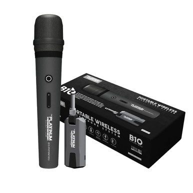 The Platinum Rechargeable Wireless Microphone for Mic Input,UHF Dynamic ...