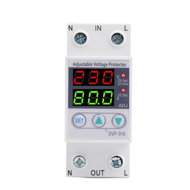 Home Usage Dual LED Display 40A 63A 80A Din Rail 230V Adjustable ...