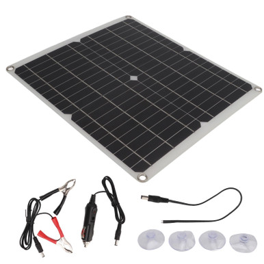 Portable Solar Charger 25W - Foldable USB Monocrystalline Solar Panel ...