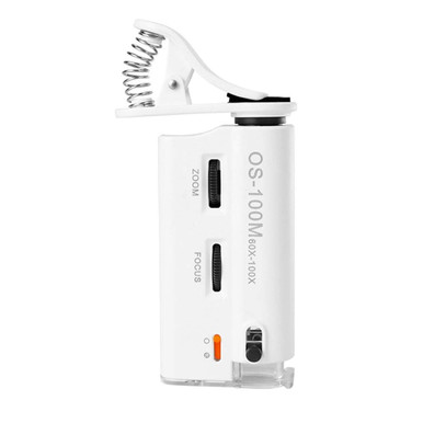 TANGIST 60-100X Cold-Warm Light LED Cell Phone Microscope Universal ...