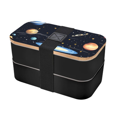 The Solar Family Adult Lunch Box, Bento Box, With Cutlery Set Of 3, 2 ...