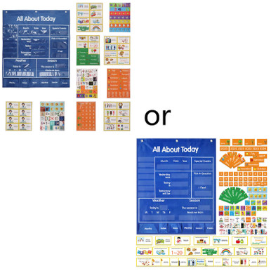 All About Today Chart Set With 190 Cards Calendar Weather Pcoket Chart ...