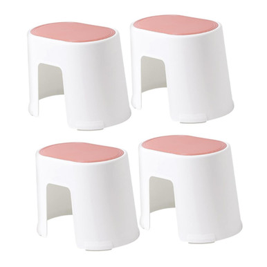 Toyvian 4 Pcs Toilet Stool Plastic Bathroom Stool Poop Stools Bathroom ...