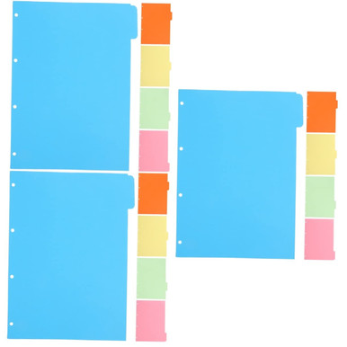 Tofficu 12 Sets Index Page Category Page DIY Binder Dividers Notepad ...