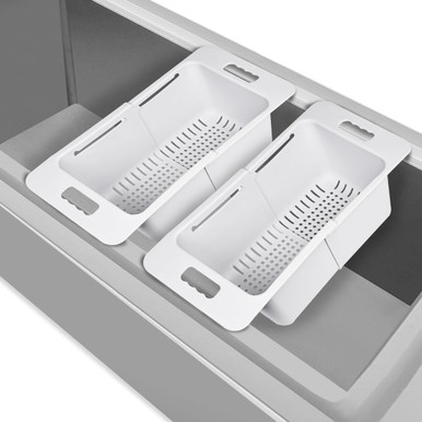 Xylitic Adjustable Freezer Baskets for Chest Freezer, 2-Pack Deep ...