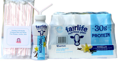 Fairlife Nutrition Plan High Protein Vanilla Shake, 11.5 Fl Oz,12 pk ...