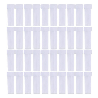 Test tubes made of plastic 5ml with lids, transparent test tubes Clear ...