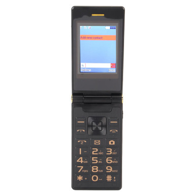 Flip Phone, 1.77in External Screen SOS Help Dual Card Flip Phone High ...