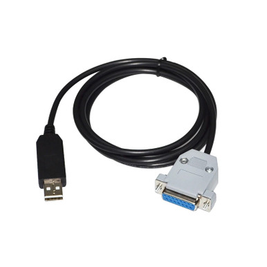 AJOHBM FTDI FT232RL USB to D-SUB 15-PIN DB15 Female Adapter RS485 Serial Communication Cable for ...