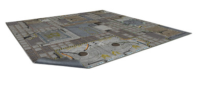 Battle Systems Terrain Frontier Game Mat 3x3 - Neoprene Playmat for 40k ...