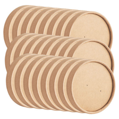 Zerodeko 200 Pcs Take-out Box Lid Box Cover Bulk Kraft Paper ...