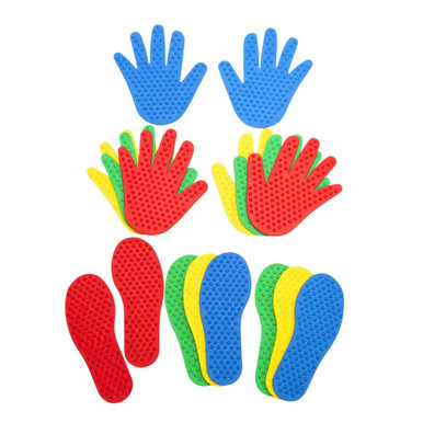 Excellerations Hand & Feet Floor Markers - Set of 16 - Warehousesoverstock