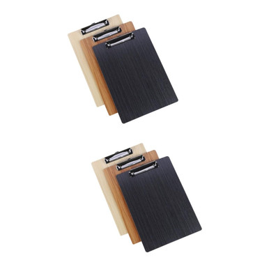 STOBOK 2 Sets 3pcs Home A4 Size Hardboard Clip Board File Folder Low ...