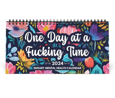 Desk Calendar 2024 Funny Mental Health Calendar, 2024 Funny Sweary ...