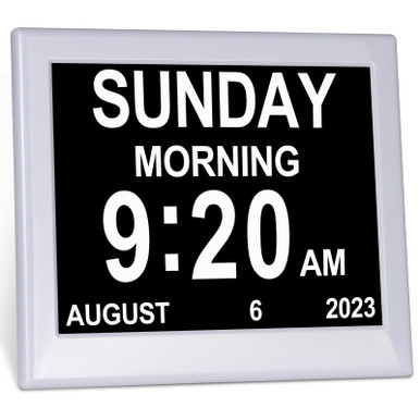 Day Date Time Clock for Seniors Elderly Digital Calendar Dementia ...