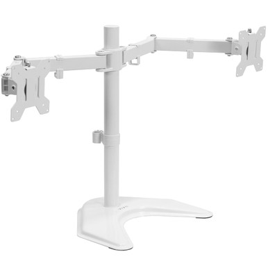 VIVO Dual LED LCD Monitor Mount, Free-Standing Desk Stand for 2 Screens ...