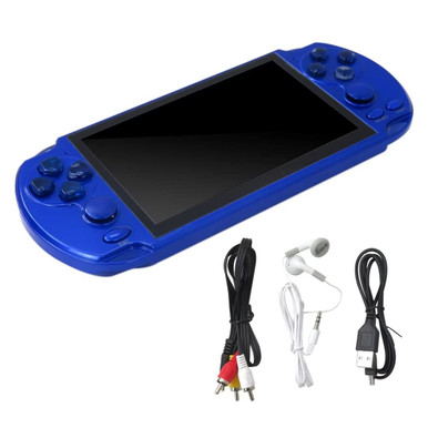 (Blue) 5.1'' 8GB Retro Handheld Game Console Portable Video Game ...