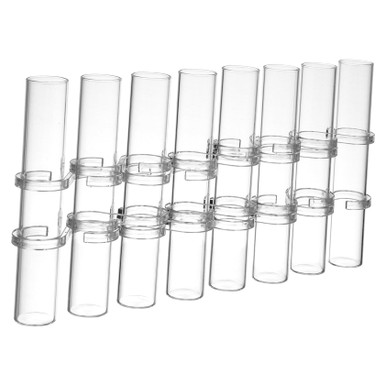 VOSAREA 2 Sets Decorative Glass Flower Vase Hydroponic Flower Test Tube ...