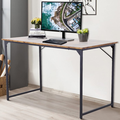 Computer Desk Home Office Desk?Modren Simple Style Wooden Writing Stand ...