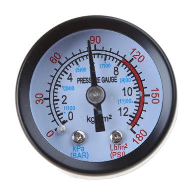 Air Compressor Pneumatic Hydraulic Fluid Pressure Gauge Scale 0-180PSI ...