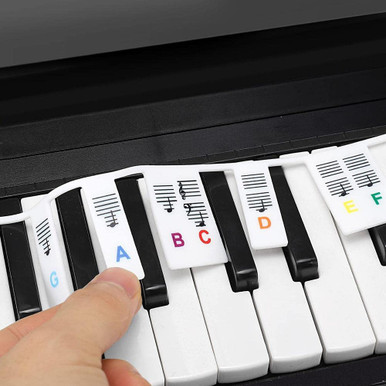 TPALPKT Removable Piano Keyboard Stickers, 61 Keys 88 Keys Piano Key ...