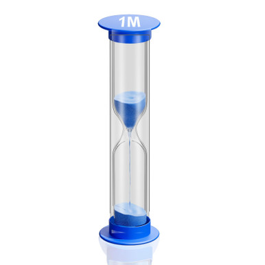 YLTIMER 1 Minute Sand Timer Hourglass, Unbreakable Octagon Sand Clock ...