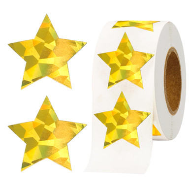 Star Stickers, 1" Gold Star Stickers, Star Stickers for Kids Reward ...
