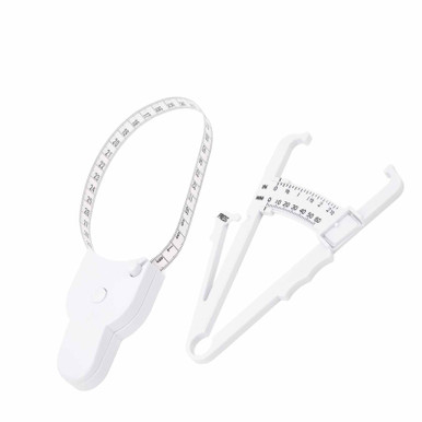 Body Fat Caliper Clip Body Measure with Tape High Accuracy Clear Scales ...