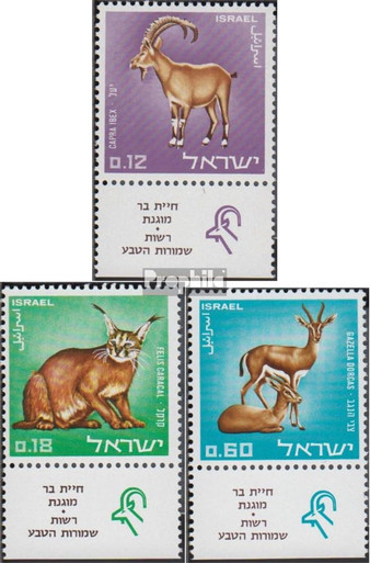 Israel 403-405 with Tab (Complete.Issue.) FDC 1967 Conservation (Stamps ...