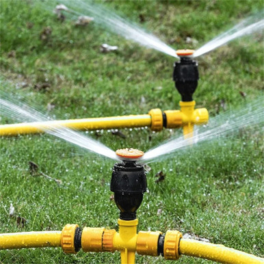 360 Rotation Auto Irrigation System Garden L-AWN Sprinkler Patio ...