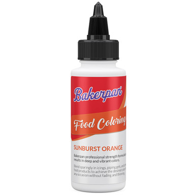 Bakerpan Sunburst Orange Gel Food Coloring for Baking, Orange Food ...