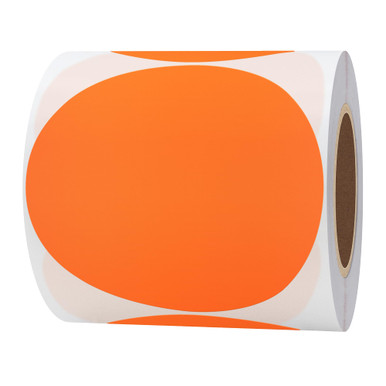 Hybsk Round Color Coding Circle Dots Labels Warehouse Inventory ...