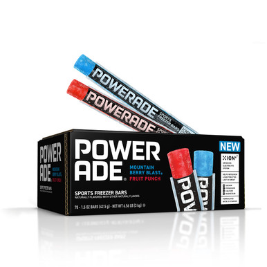 Powerade Sports Freezer Bars, 1.5 oz, Refreshing Ice Pops with ...