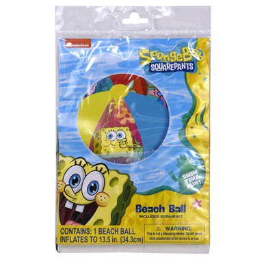 Spongebob Squarepants Inflatable Beach Ball - Warehousesoverstock