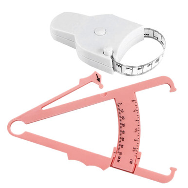 CLISPEED 1 Set Fat Waist Ruler Skin Caliper Test Scale Body Fat Tape ...