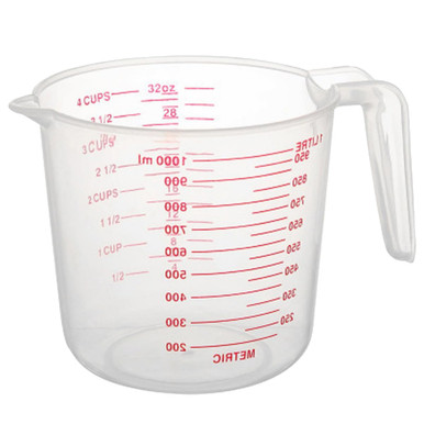 PRETYZOOM Measuring Jar Measuring Jug Stackable Clear - Cup Graduated ...